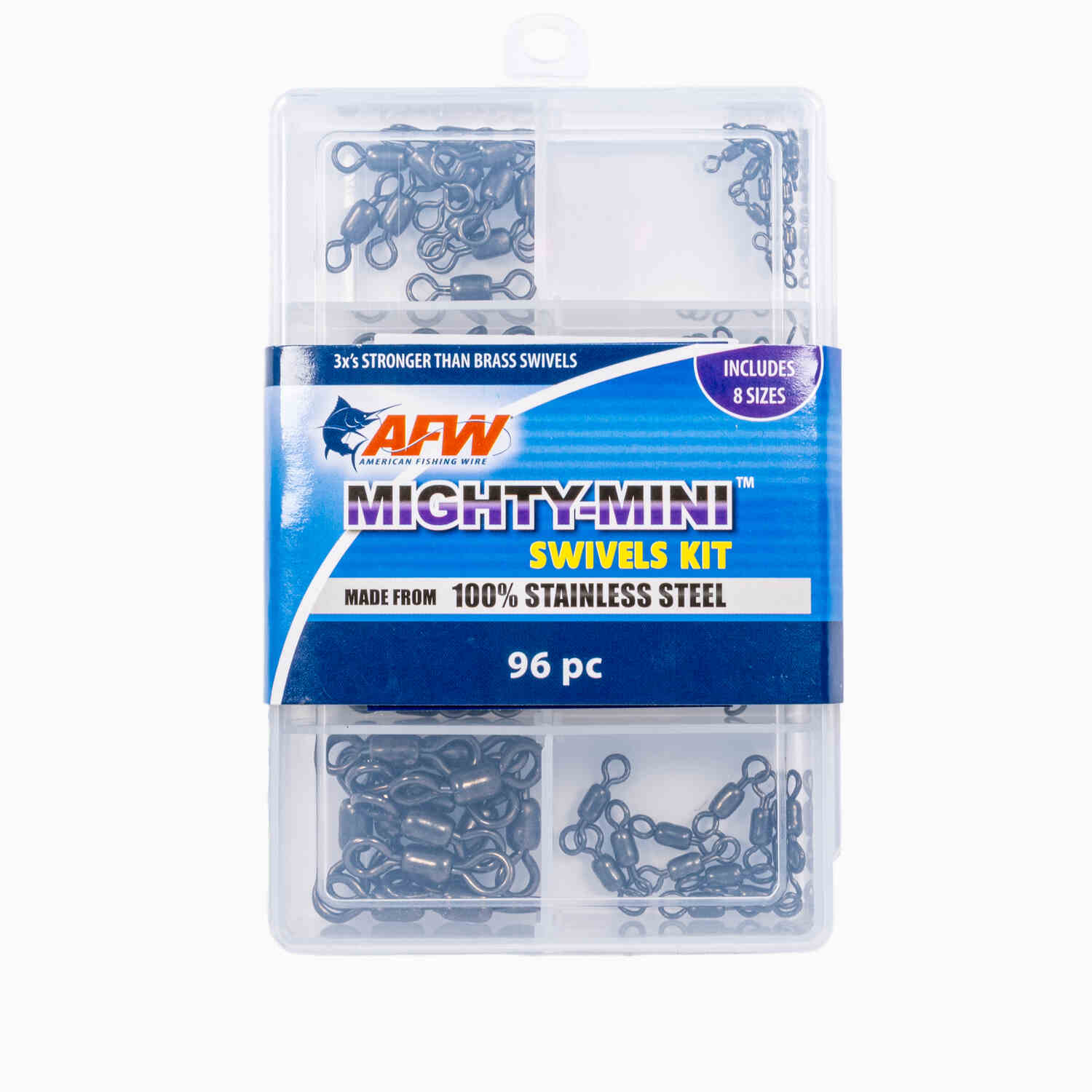 American Fishing Wire Mighty Mini Swivels Kit - J&H Tackle