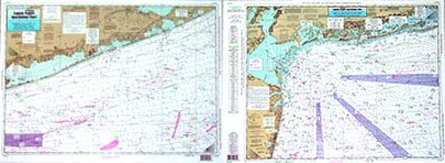 Captain Seagull's Nearshore NY Inshore Nautical Chart - J&H Tackle