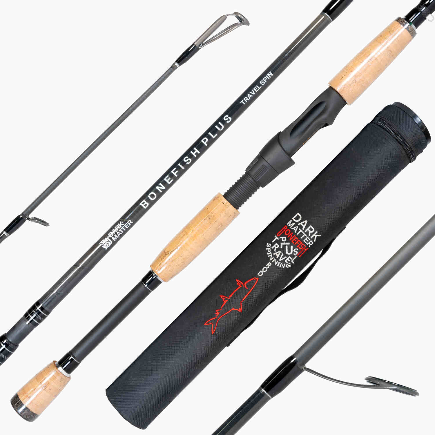 Dark Matter Bonefish Plus Travel Spinning Rods - J&H Tackle