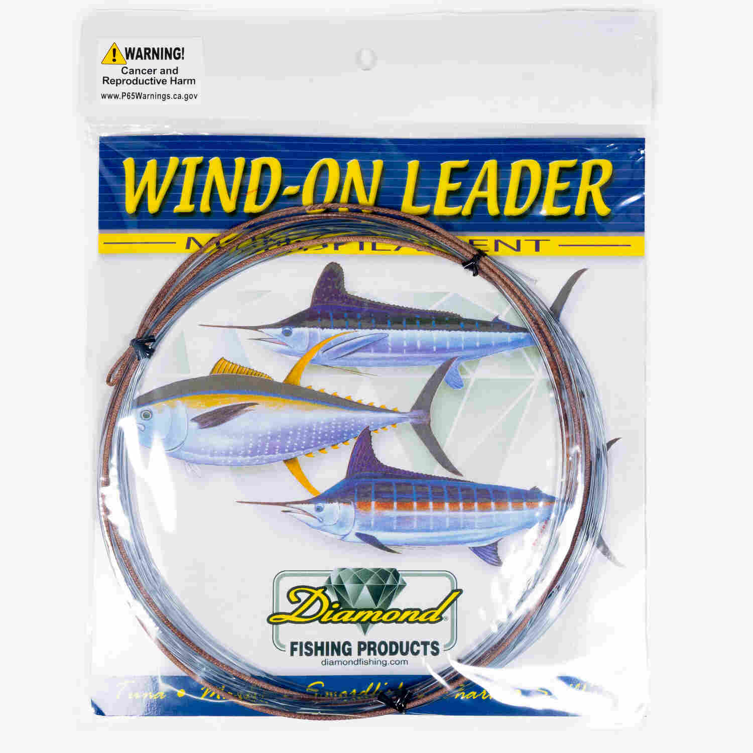 Diamond Monofilament Wind-On Leaders - J&H Tackle