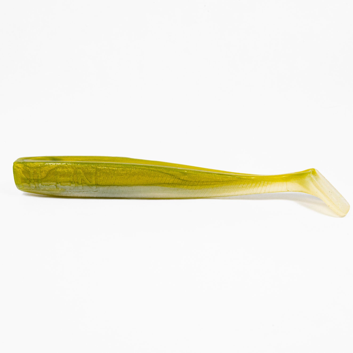 No Live Bait Needed NLBN Paddle Tail - 5" / Green Back - J&H Tackle