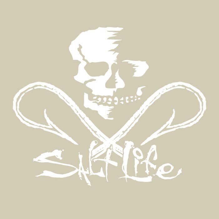 Salt Life Hooked Skull Decal - J&H Tackle