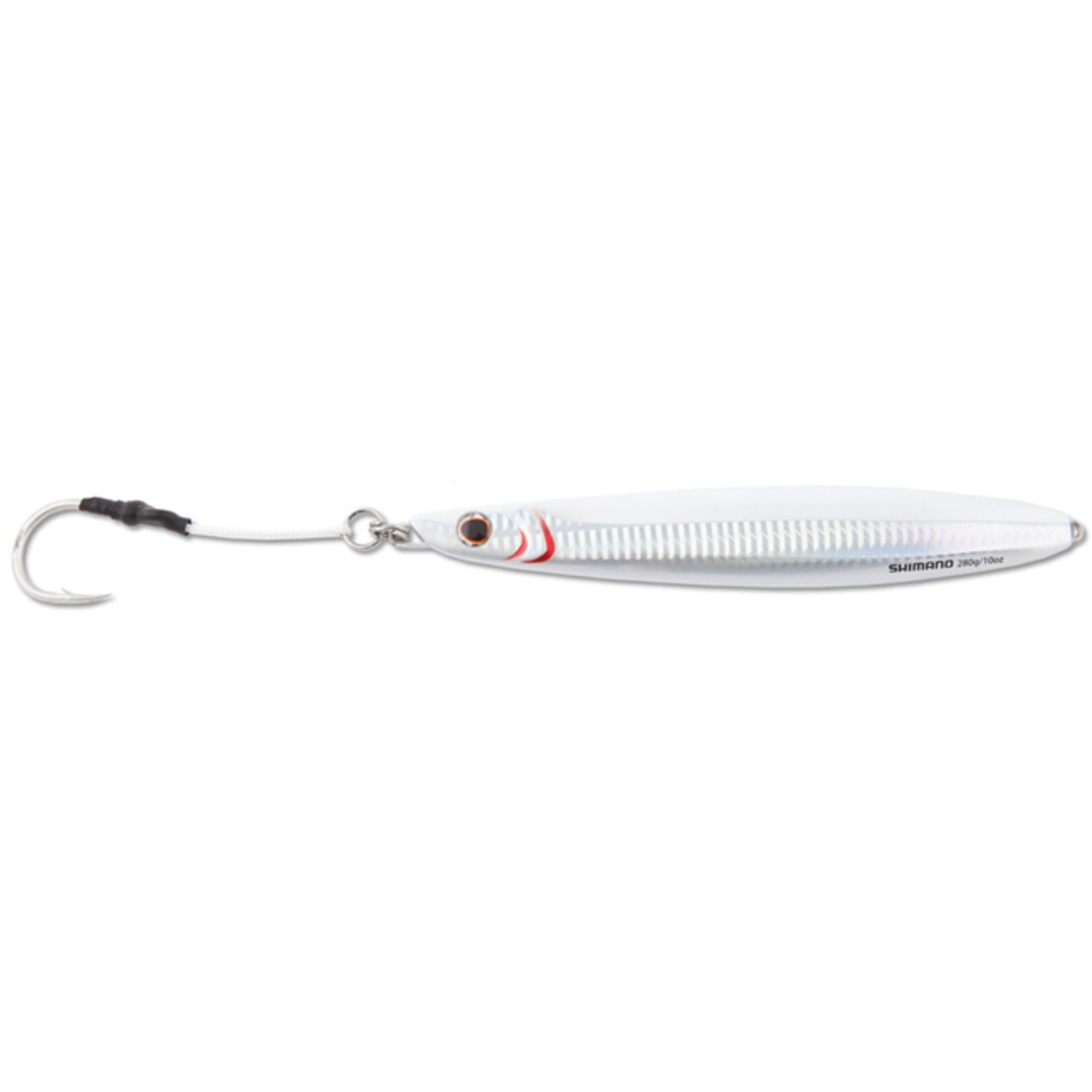 Shimano Butterfly Flat-Side Jigs - 112 g / 4 oz / White/Silver - J&H Tackle
