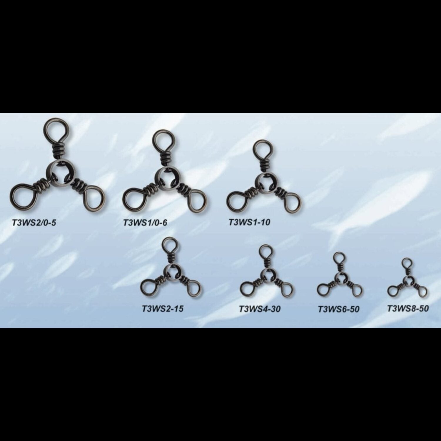 Tsunami Three Way Swivels - J&H Tackle